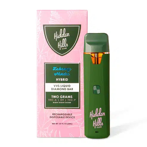 Buy Hidden Hills 2g Zaberry Nerdz Hybrid Disposable Vape